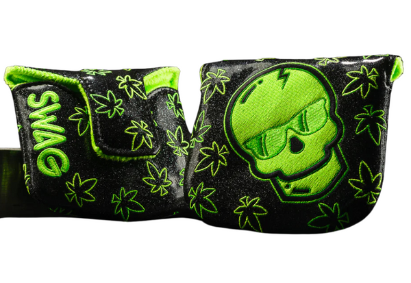 Swag Golf's "GREEN REAPER SKULL" Mallet Cover - Tour Stock Putters