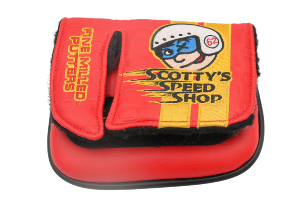 Scotty Cameron Johnny Racer Square Mallet Head Cover - Tour Stock Putters