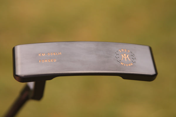 Miura Left Hand KM-006 Putter (Black Boron) - Tour Stock Putters